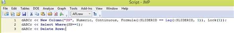 Solved Need Help For Using Lag Function Jmp User Community