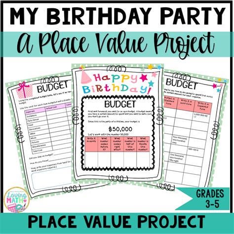 Place Value Project Based Learning Loving Math