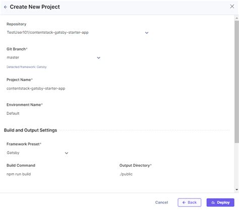Launch Quick Start Guide With Gatsby Contentstack