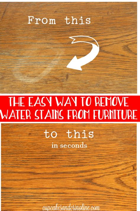 How To Remove Black Water Stains From Wood