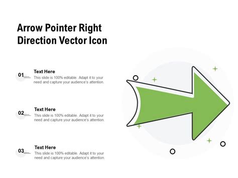 Arrow Pointer Right Direction Vector Icon Ppt PowerPoint Presentation File Graphics Template PDF