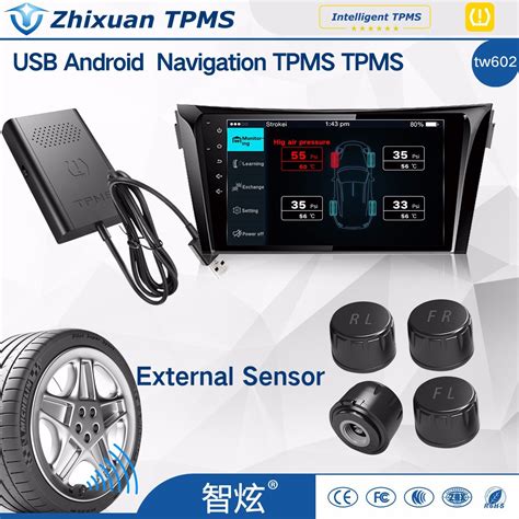Professional Auto Universal Tpms Tire Pressure Sensor Tire Pressure Monitoring System With App