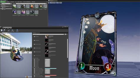 Ue5虚幻卡牌游戏视差卡片材质parallax Card Material 代码森林