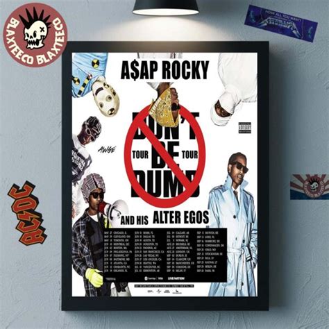 Asap Rocky Dont Be Dumb Tour 2026 North America Uk And Europe Schedule