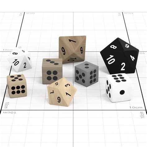 주사위 3d 모델 5 Fbx Blend Obj Free3d