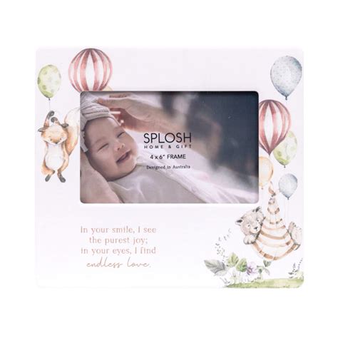 Splosh Tiny Wonders Smile 4x6 Ceramic Frame Newsagency Findit