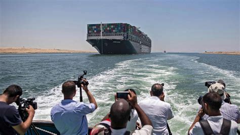 Ship That Blocked Suez Canal Set Free After Settlement Agreement Abc News