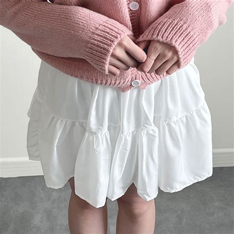 리뉴얼준비세일 당일발송🚚 속바지일체 허리밴딩 메이 캉캉 플리츠 스커트 에이블리