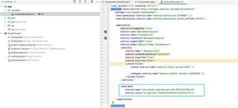 Implement AdMob Banner Ad Using Android Studio TechsBucket