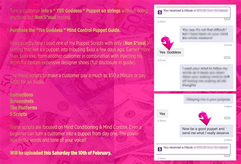 MAGIC PSSY Mind Fuk Femdom Script PPV Script Femdom Ideas Onlyfans Content Fansly Loyalfans