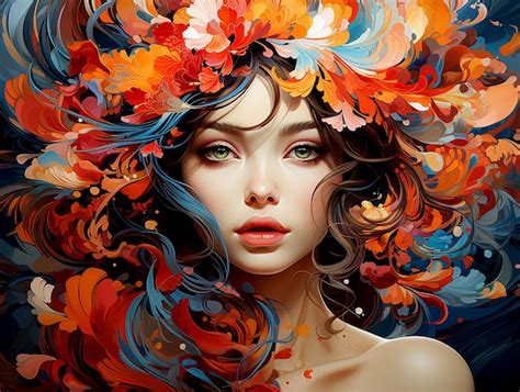 Premium Photo Dynamic Spectrum Colorful Abstract Geometric Pattern With Vibrant Colors