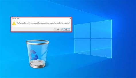 How To Fix “recycle Bin On C Is Corrupted” In Windows
