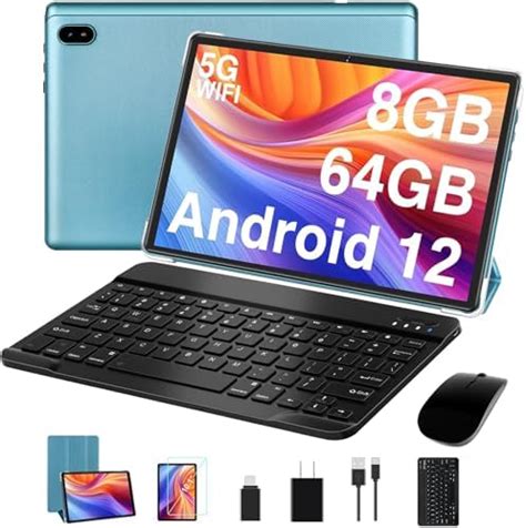 DMOAO Tablet Android 12 Tablet 2023 Latest Octa Core 2 0GHz CPU 2 In 1 Tablets With 8GB RAM