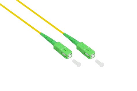 Good Connections Os2 Fibre Optic Cable Simplex Male Sc Apc To Sc Apc