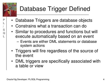 PPT Oracle G Developer PL SQL Programming PowerPoint Presentation ID