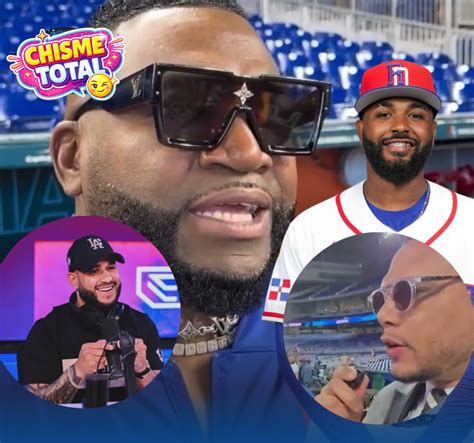 David Ortiz Habla Claro Sobre La Relación Entre Peloteros Y Cronistas