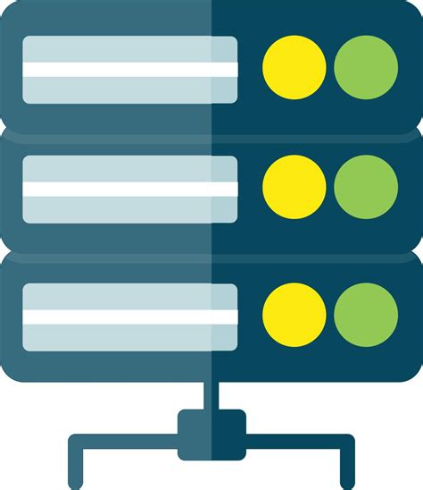 Server Flat Icon 11597509 Vector Art At Vecteezy