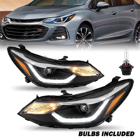 With Led Drl Headlight Replacement Driver Side Halogen Headlight For