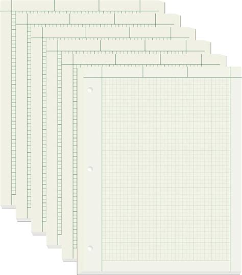 Suituts 6 Pads Engineering Paper Notebook Engineering Computation Pad 85x11 Inch