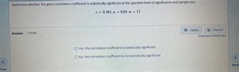 Solved Determine Whether The Given Correlation Coefficient