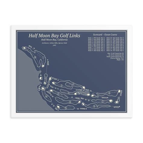 Half Moon Bay Golf Links Ocean Course Course Maps