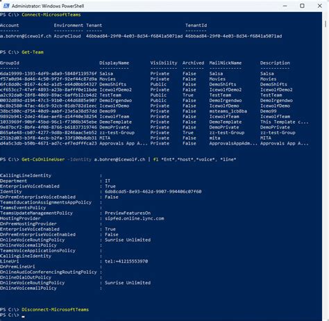 Microsoftteams Powershell Module 590 Released As Ga Icewolf Blog