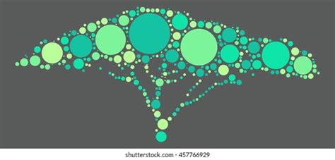 Tree Shape Vector Design By Color Stock Vector Royalty Free 459114832