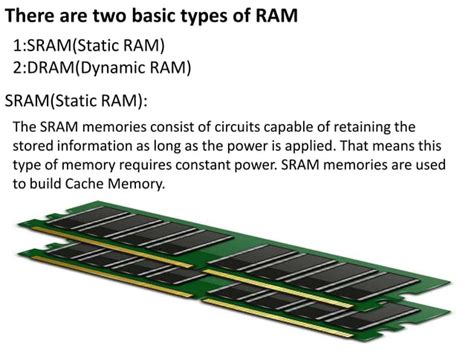 Ram And Its Types PDF