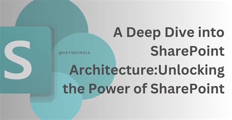 A Deep Dive Into Sharepoint Architecture Unlocking The Power Of Sharepoint
