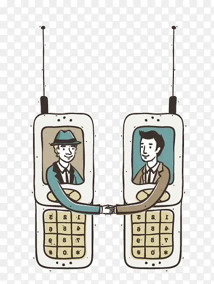 可爱卡通商务人士插画图片合作PNG图片素材下载 图片编号yglezjmz 免抠素材网