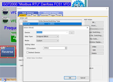 Mitsubishi Hmi Modbus Rtu Danfoss Fc51 Tutorial