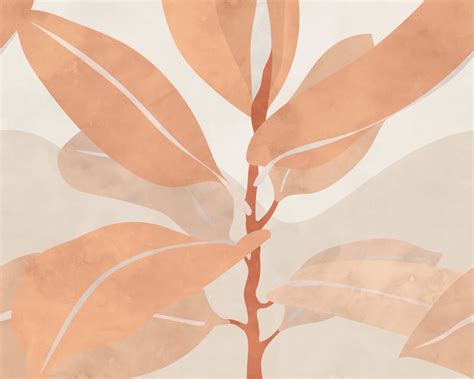 Ruby Peach Fuzz Wallpaper Rebel Walls