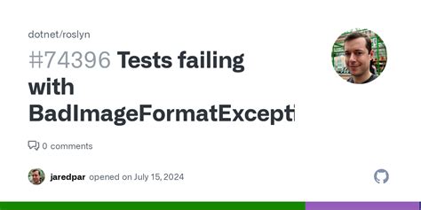 tests failing with badimageformatexception · issue 74396 · dotnet