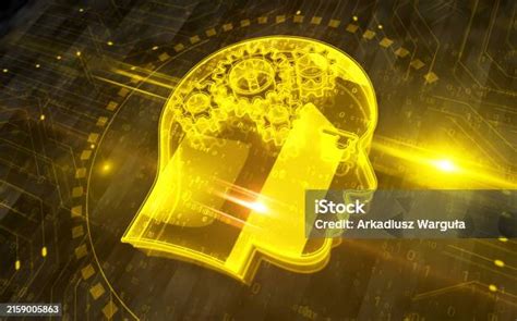 Ai 머리 인공 지능 상징 디지털 개념 3d 일러스트 레이 션 뇌에 대한 스톡 사진 및 기타 이미지 뇌 데이터 딥 러닝 Istock