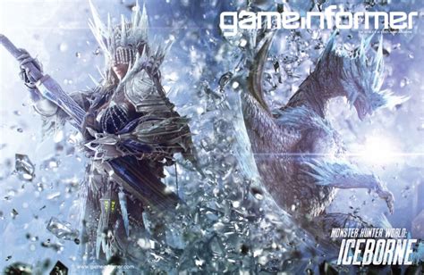 몬스터헌터 월드 아이스본 게임인포머 커버 및 벨리오로스 스크린샷 플레이스테이션 정보