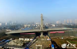 菏泽丹阳立交桥华丽转身 90分钟转体81 67度 大众网