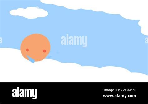 Scaling Easy Slowing Down With Spring Effect Animation Of Doodle Of A