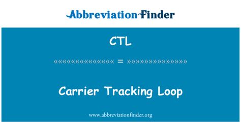 Ctl Sta Per Ciclo Di Rilevamento Portante Carrier Tracking Loop