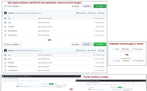 Old Github Ui V23 Best Extensions For Firefox