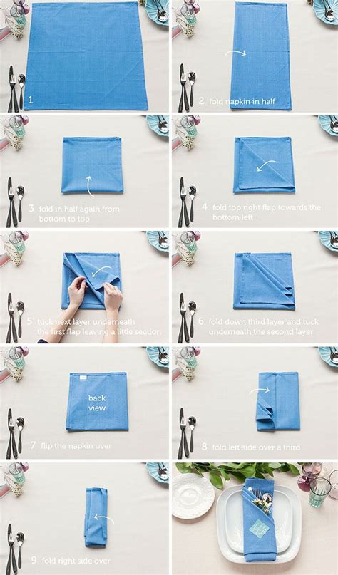 Napkin Folding Table Setting At David Greenfield Blog