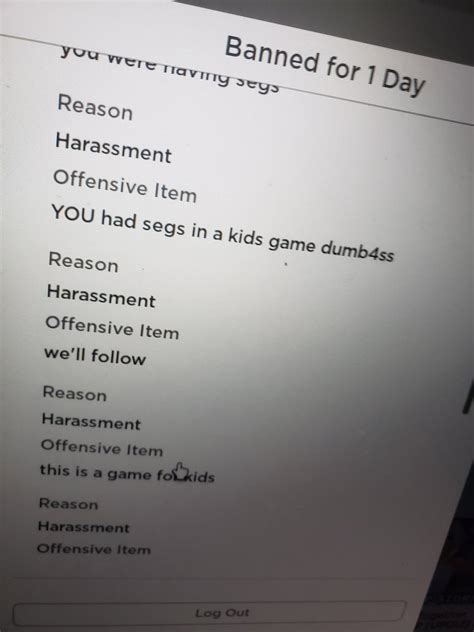 Banned For Calling Out People Having Sex They Did Not Get Banned
