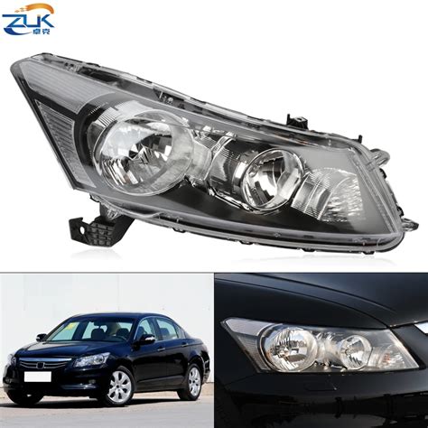 Zuk 앞 범퍼 헤드 라이트 전조등 헤드 라이트 램프 혼다 어코드 Cp1 Cp2 Cp3 2008 2009 2010 2011 2012 2013 Hid 또는 할로겐자동차