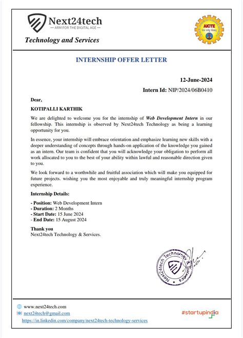 Karthik Kotipalli On Linkedin Thrilled To Share That Ive Accepted An Offer For A Web Development