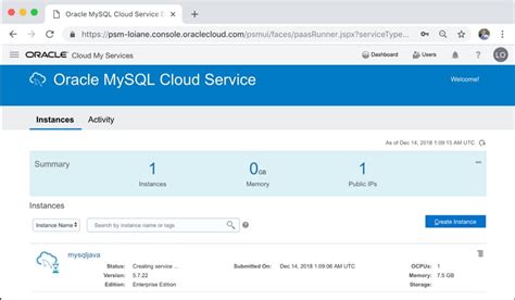 Criando Uma Instância Do Mysql No Oracle Cloud Conectando Se Com