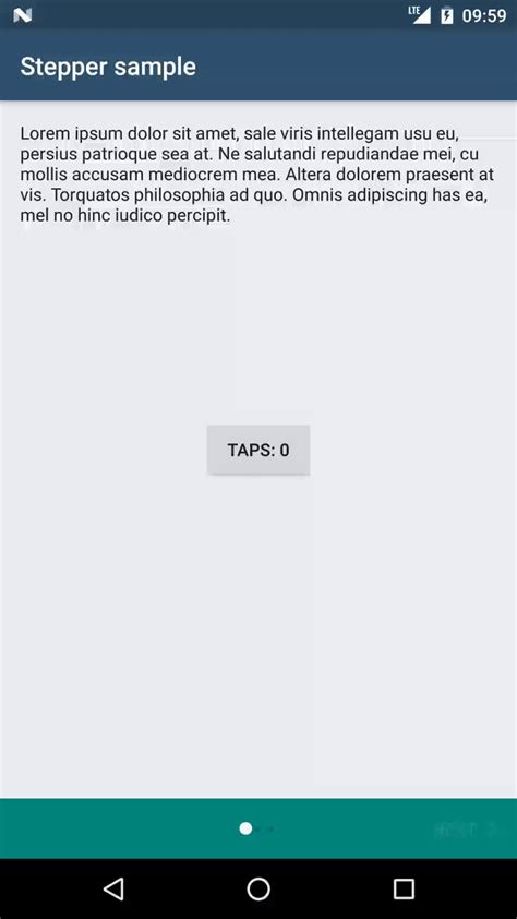 Android Material Stepper Sample Code And Directory Of Libraries For Android Developers