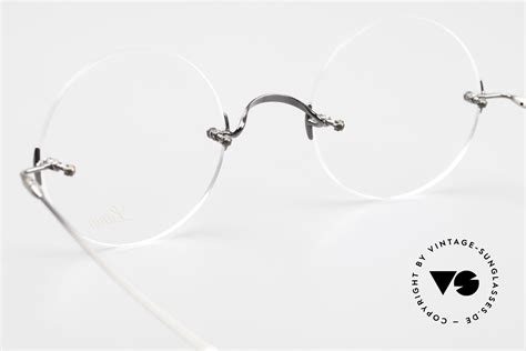 Glasses Lunor Classic Round As Steve Jobs Glasses Antique Silver
