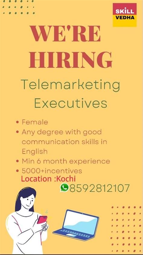 Surabhi Surendran On Linkedin Hiring Telemarketingexecutive Skillvedha