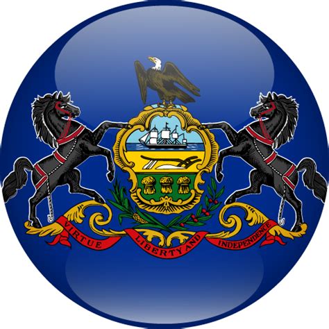 Vector Country Flag Of Pennsylvania Heart Vector Countries Flags Of The World