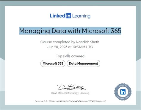nandish sheth on linkedin i m happy to share that i ve obtained a new certification managing data…