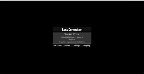 Socket Error Rkrunkerio